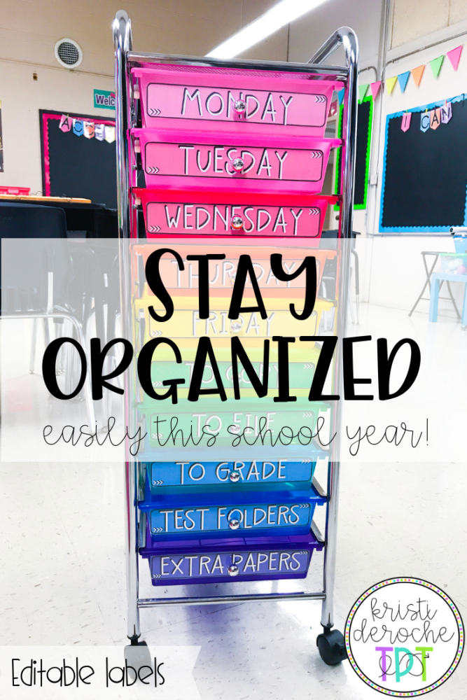 Organize your teacher life! - Kristi DeRoche Digitals