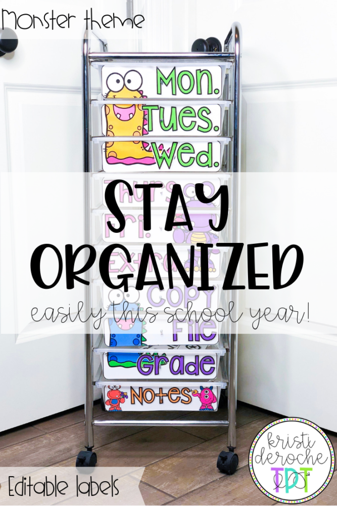 Organize your teacher life! - Kristi DeRoche Digitals