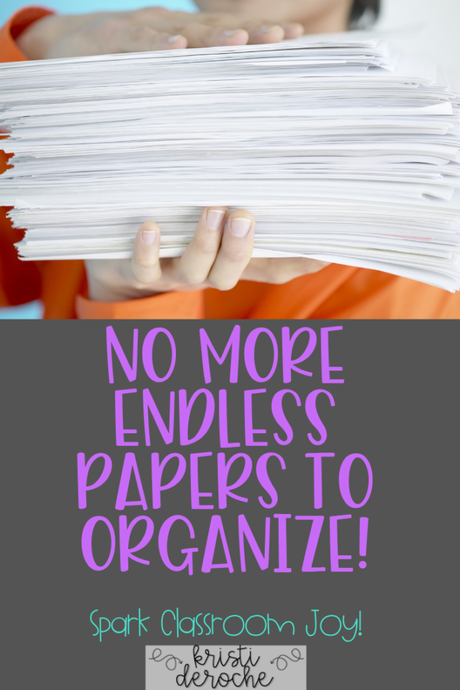 Test paper organization made easy - Kristi DeRoche Digitals